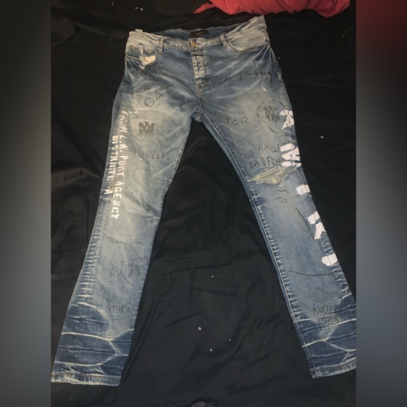 AMIRI | Jeans | Military Stencil Skinnyfit Amiri Jeans | Poshmark